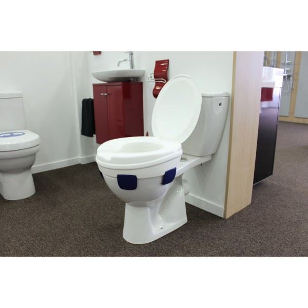 EuroPharma | Herdegen Clipper III Raised Toilet Seat with Lid Beds And ...