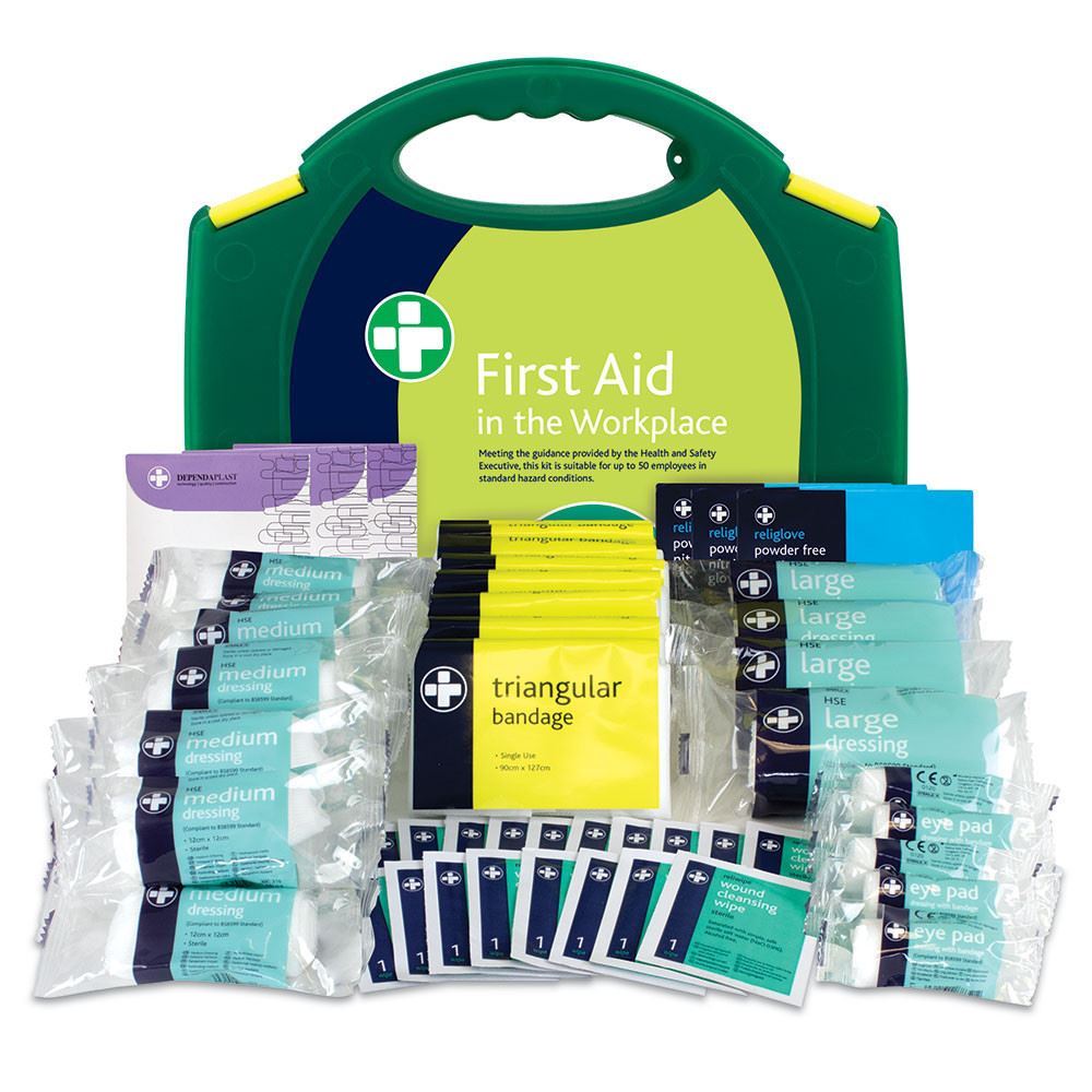EuroPharma | Reliance Medical HSE 50 Person Workplace First Aid Kit ...